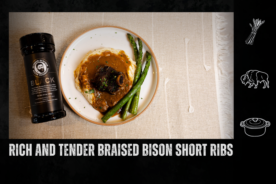 Rich and Tender Braised Bison Short Ribs – The Bearded Butchers