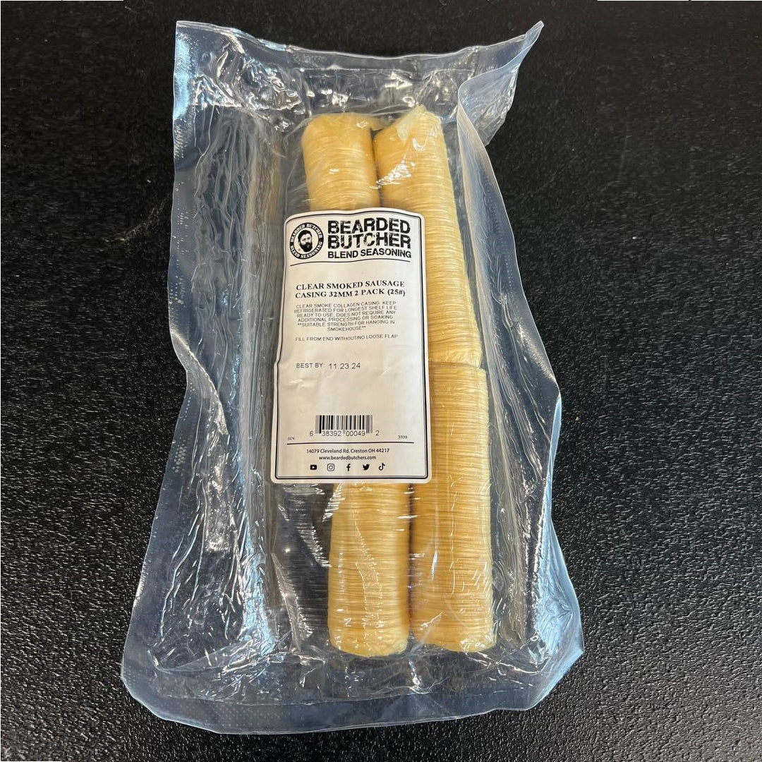 32mm Bratwurst Collagen Casing (2 Pack) – The Bearded Butchers