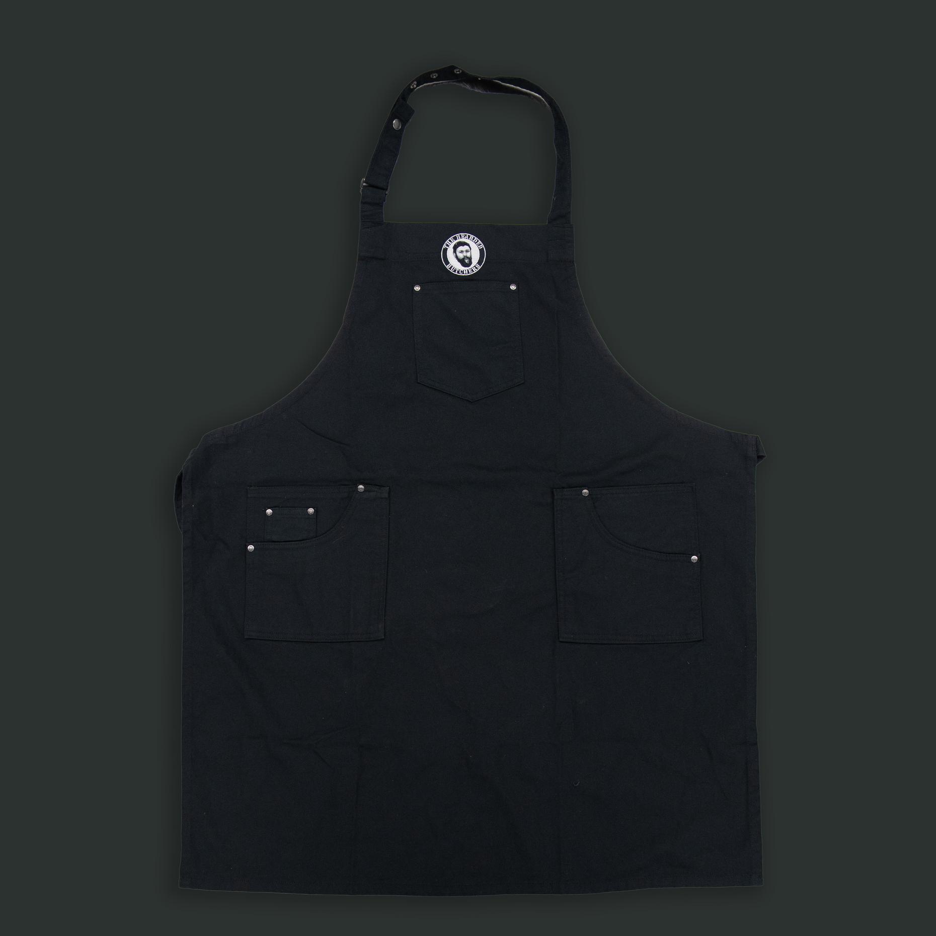 The Bearded Butchers Black Apron