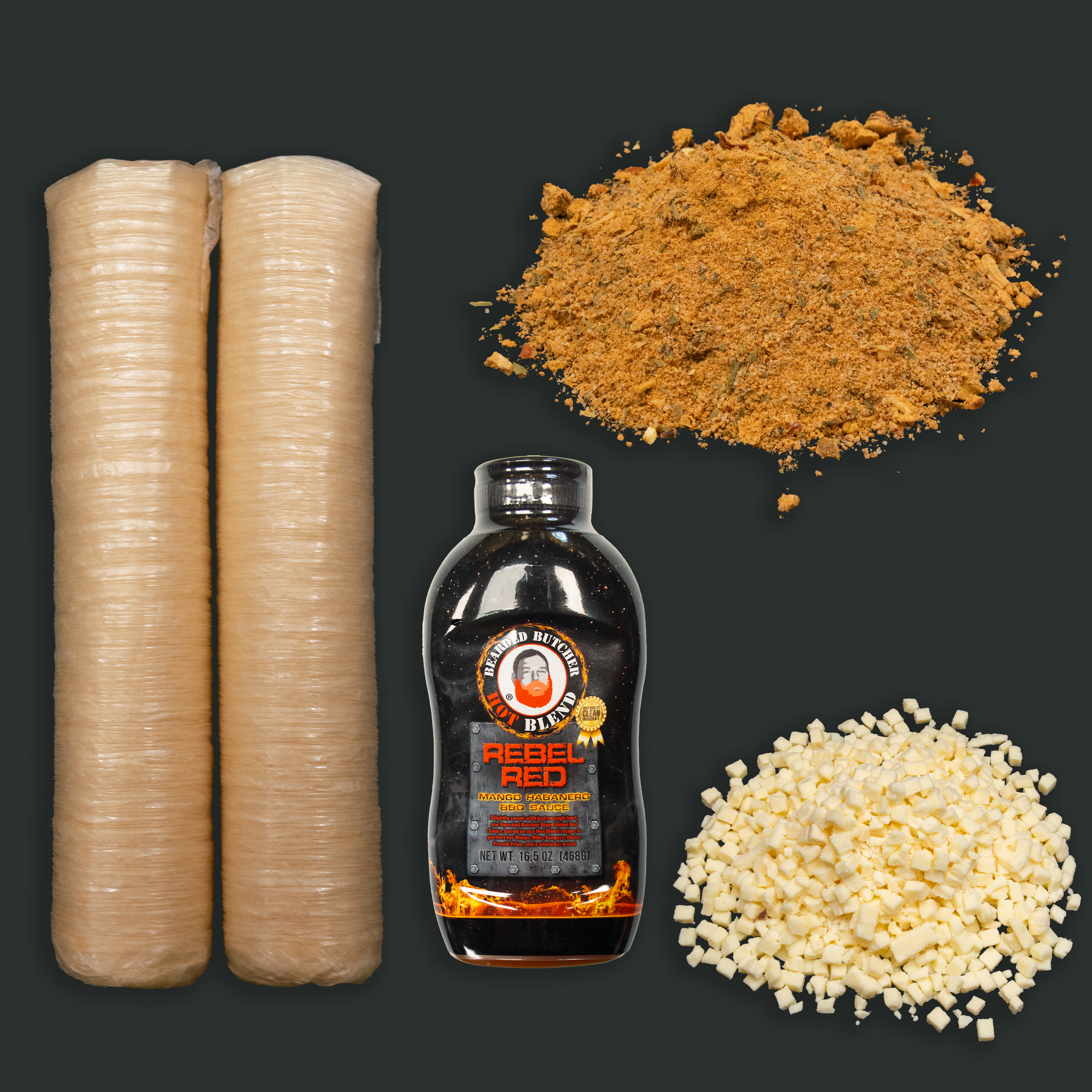 Macho Nacho Bratwurst DIY Kit w/ Collagen Casings – The Bearded Butchers