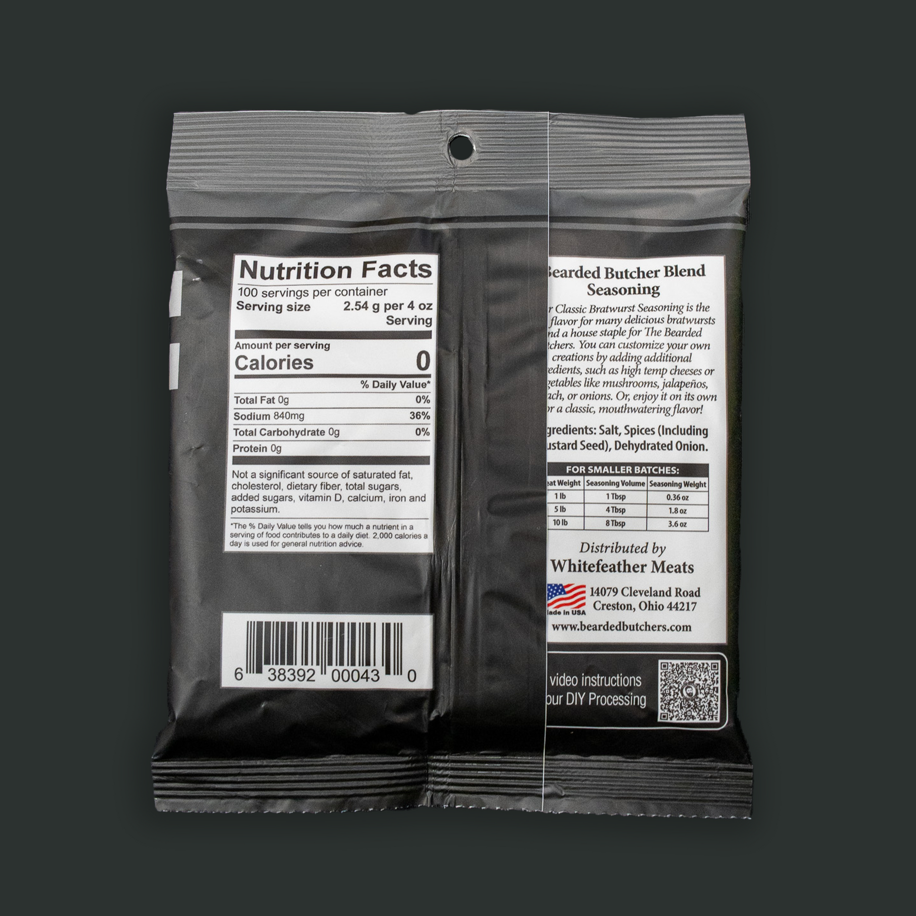 Classic Bratwurst Seasoning – The Bearded Butchers