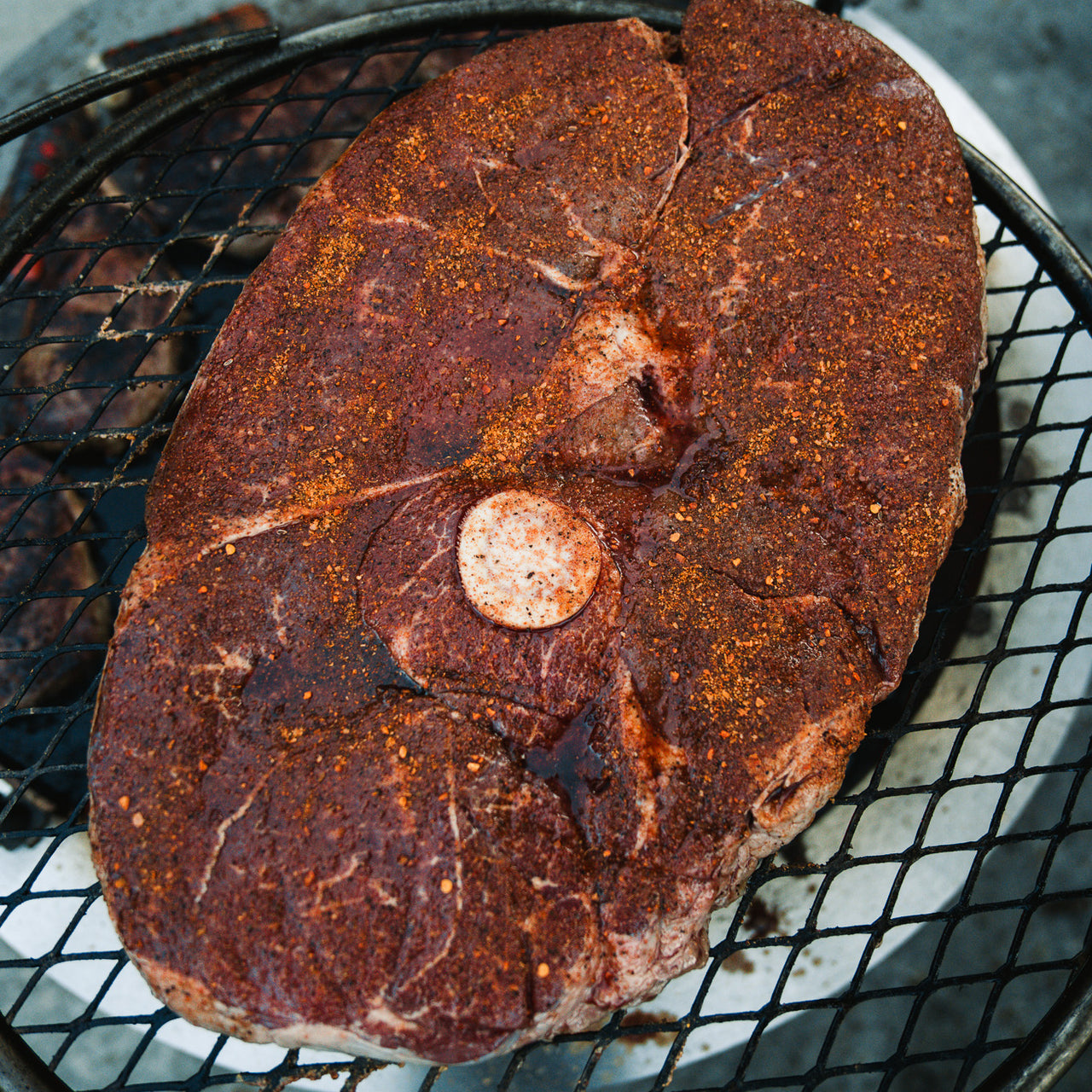 CARNIVORE CAVEMAN Beef Round Steak 9-11# – The Bearded Butchers