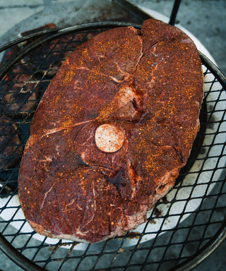 CARNIVORE CAVEMAN Beef Round Steak 9-11# – The Bearded Butchers