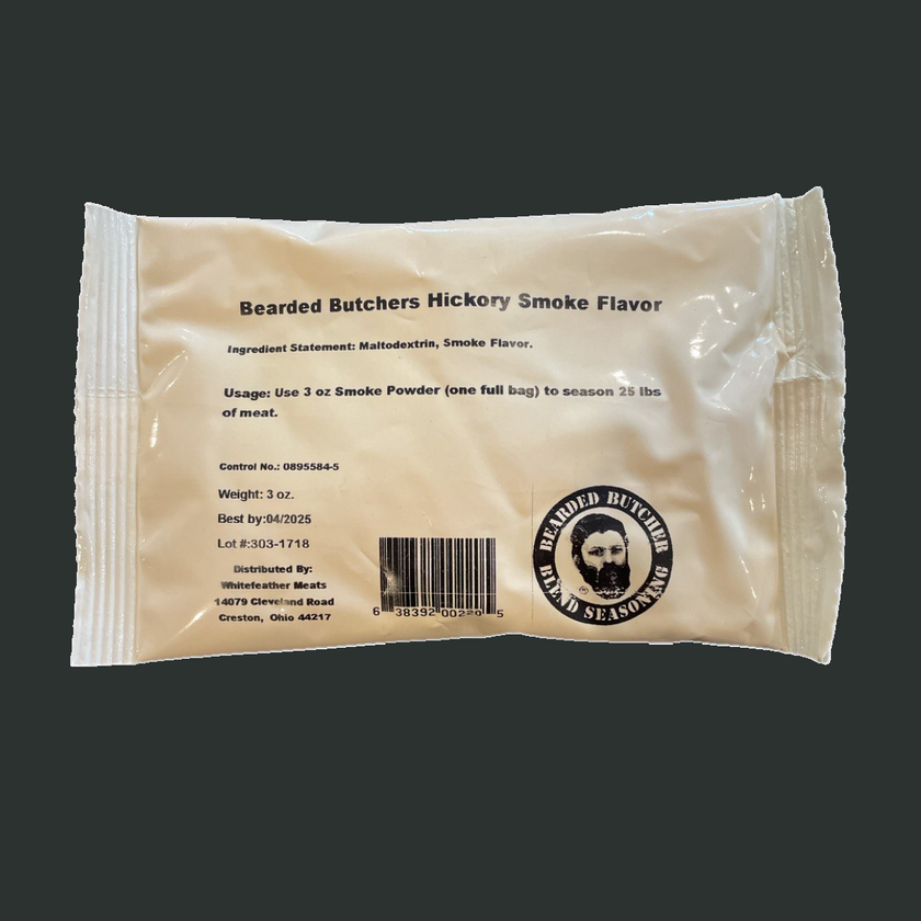 Case of 12 Hickory Smoke Flavor Powder - 3 oz Packs – The Bearded Butchers