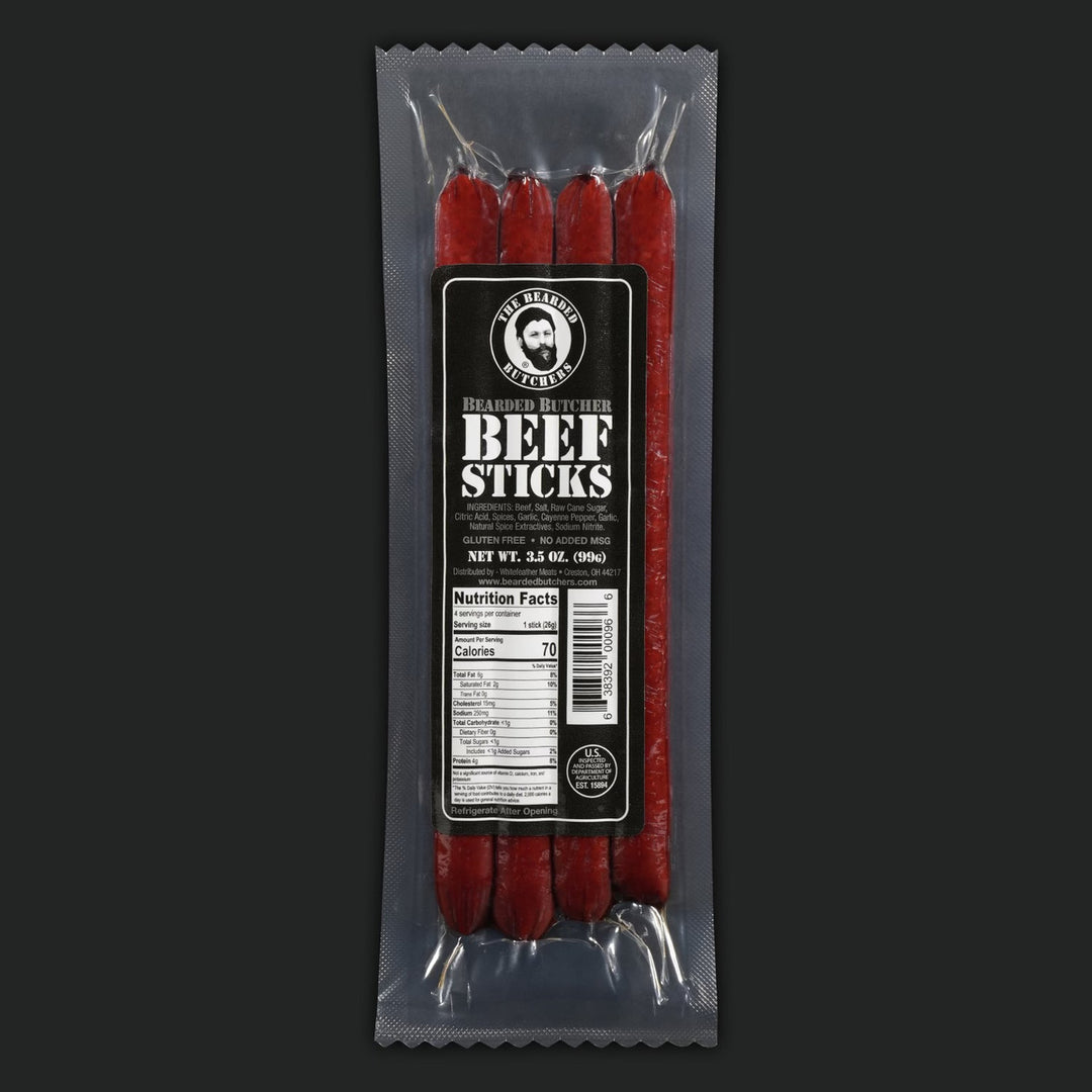 Bearded Butcher Beef Sticks 3.5oz – The Bearded Butchers